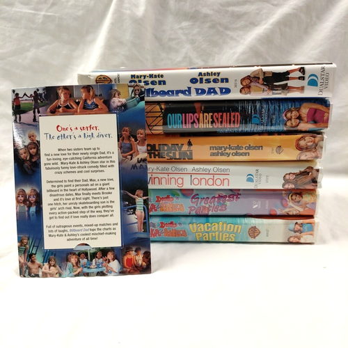 6 Mary-Kate & Ashley Olsen VHS Video Tape Clamshell Movies & Photo ...
