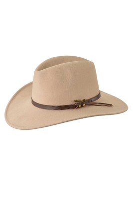 Thomas Cook Crushable Hat Made From Pure Wool Felt in Light Cream Size 53 | eBay