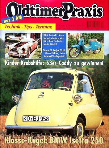 4) Oldtimer Praxis 11/1995 - BMW R 51/3 Gespann in ei | eBay.de