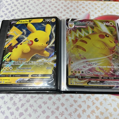Jumbo Pokemon Card Lot Of 20 Cards With Binder | eBay