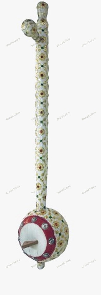 Indian Folk Musical Instrument Iktara Tumbi Meenakari 20" Inches Light ...