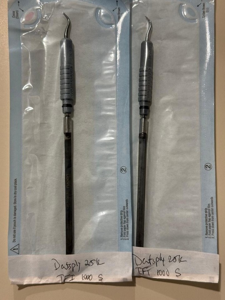 1) DENTAL CAVITRON TIP INSERT DENTSPLY 25K TFI 1000 S SHORT CAVITRON ...