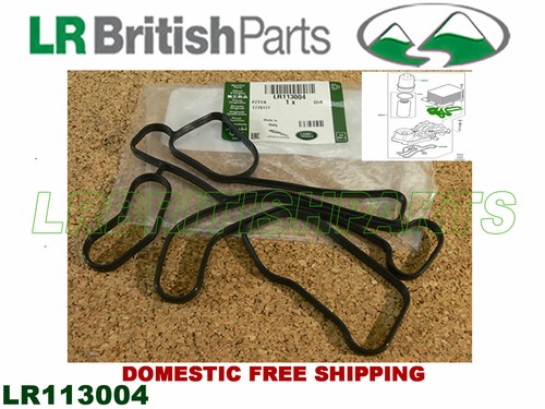GENUINE LAND ROVER OIL COOLER GASKET RANGE ROVER 10-12 13 SPORT 14 ...