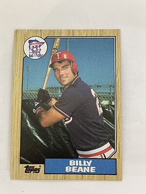 1987 TOPPS #114 BILLY BEANE (MINNESOTA TWINS) ROOKIE BASEBALL CARD | eBay