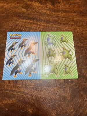 Pokemon TCG Empoleon & Tyranitar Sticker Sheet | eBay