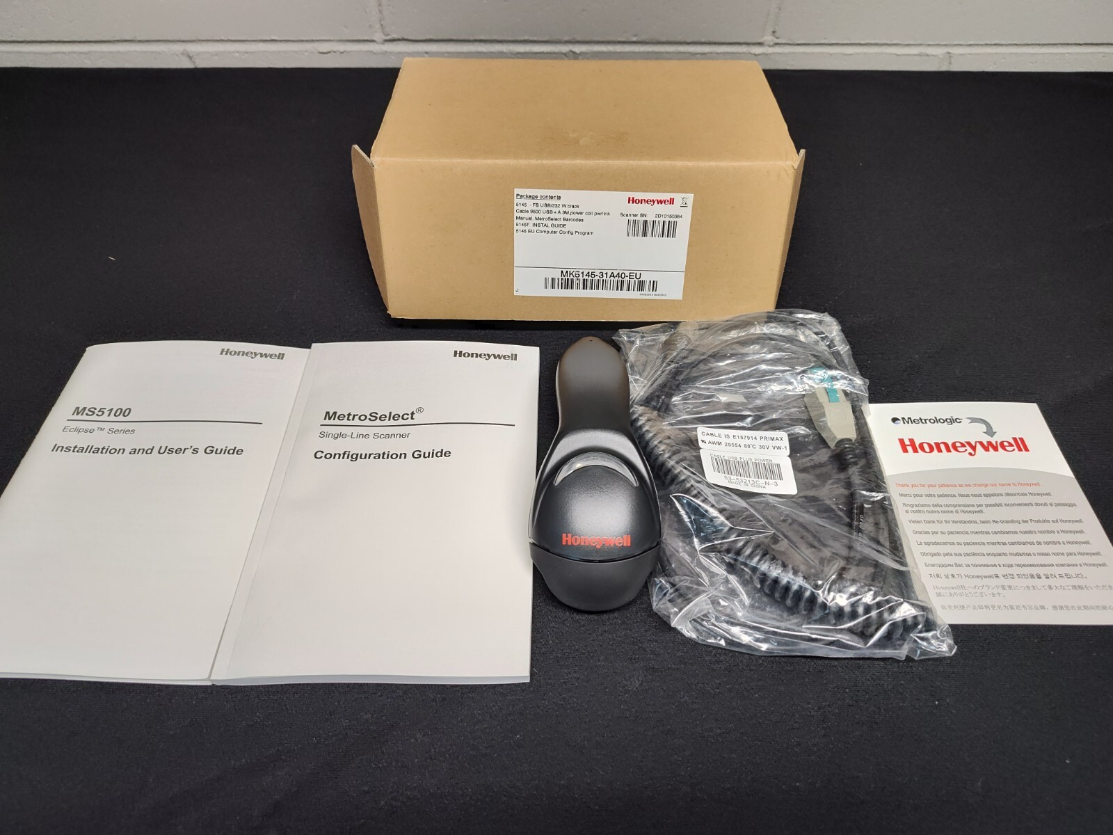 Honeywell Eclipse MS5145 FS USB Barcode Scanner | eBay