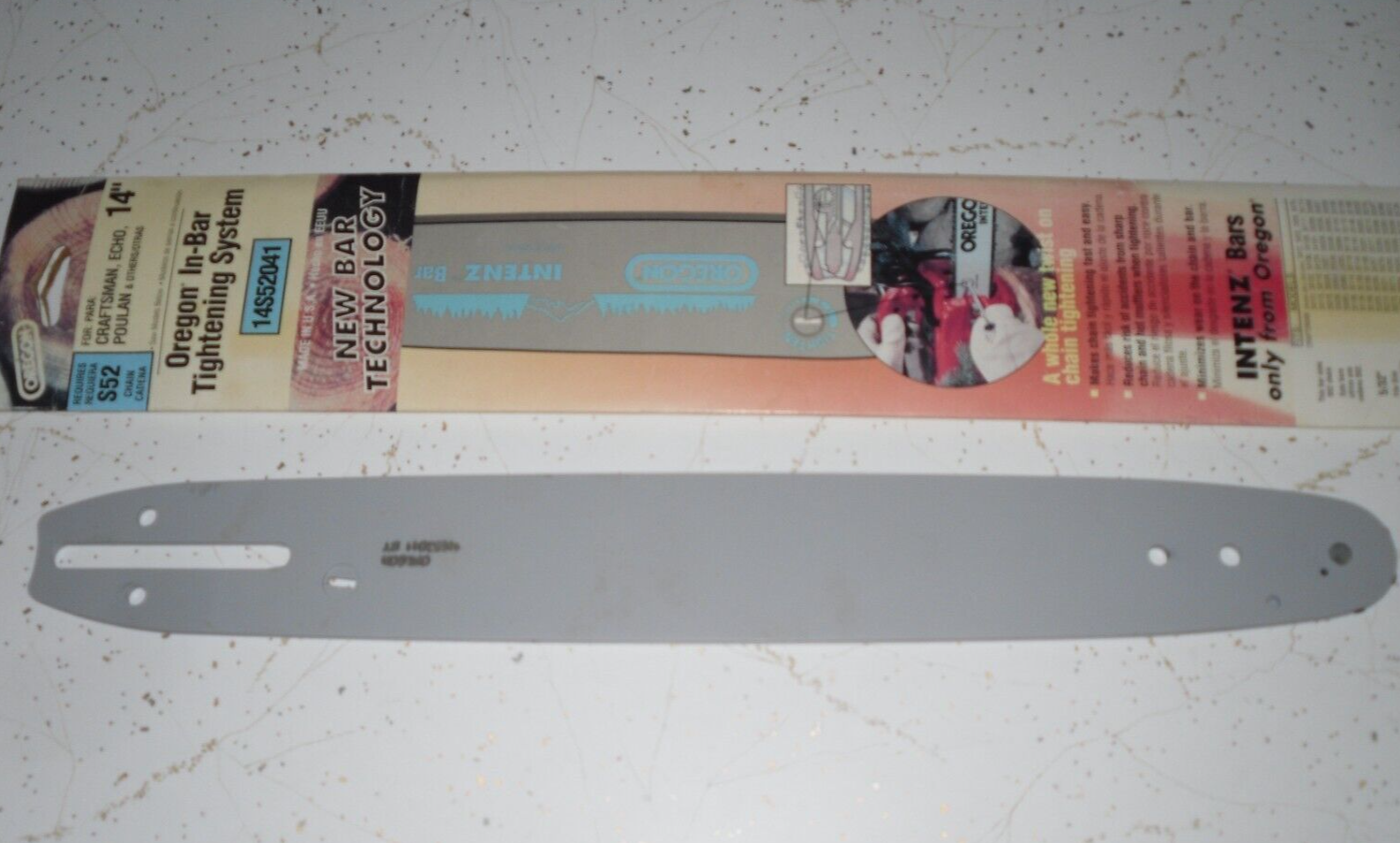 Oregon Cutting 14S52041 Intenz 14 Inch Replacement Chainsaw Bar for ...