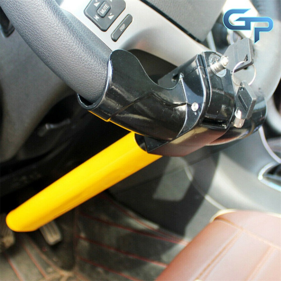 Steering Wheel Lock Anti-Theft Security System Car Truck SUV Auto Club ...