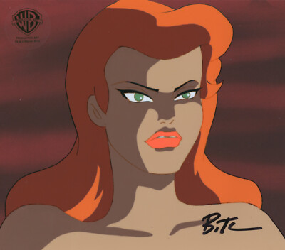 Batman Animated Series-Original Cel/Draw-Poison Ivy-Almost Got Im ...