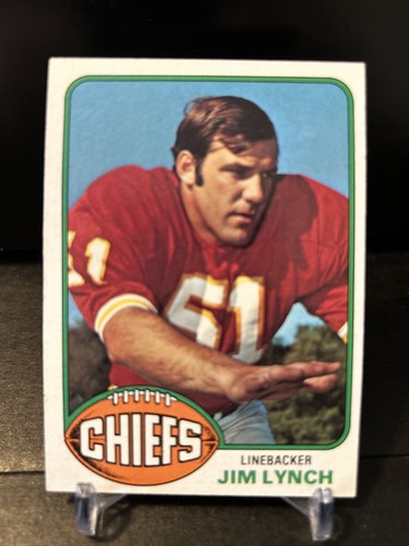 1976 Topps Football Jim Lynch Kansas City Chiefs #517 | eBay
