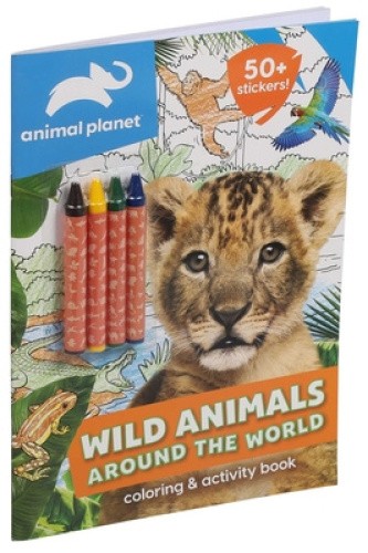Animal Planet: Wild Animals Around the World Coloring and Activity Book ...