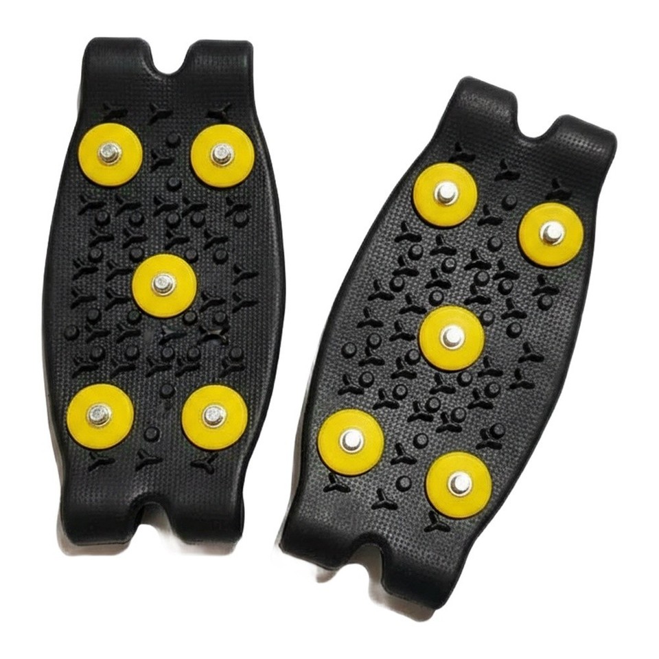 Travel Friendly 5-prong Ice Cleats Steel Stud Spikes Cold-resistant ...