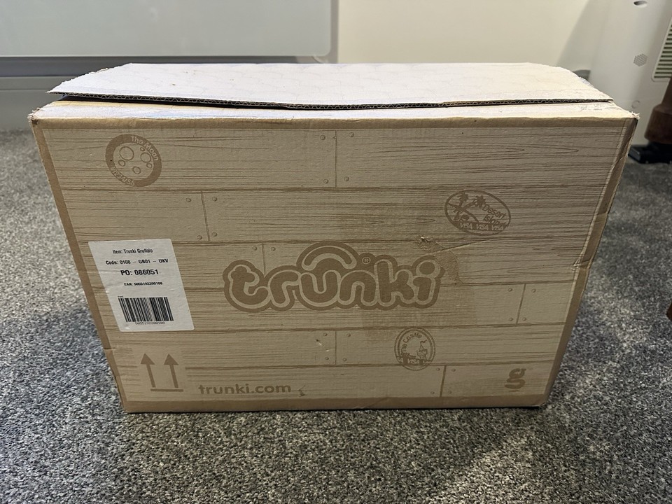 Trunki Gruffalo Boxed Child's Tow-Along Suitcase with Ride-On Strap and ...