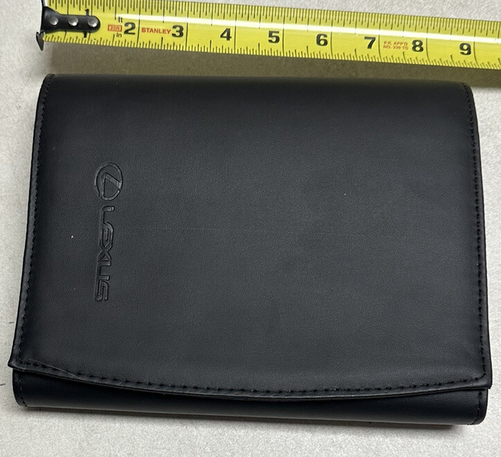 LEXUS LEATHER CASE FOR OWNER'S OWNERS MANUAL OPERATORS USER GUIDE COVER ...