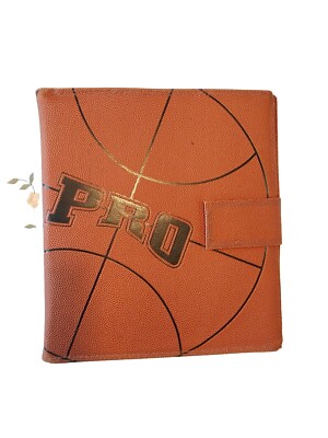 Vintage School Supplies 1990s Pen-Tab Pro Basketball Texture 3 Ring ...
