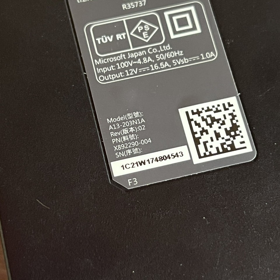 Genuine Xbox One Power Supply AC Adapter A13-203N1A With Cable -Tested ...