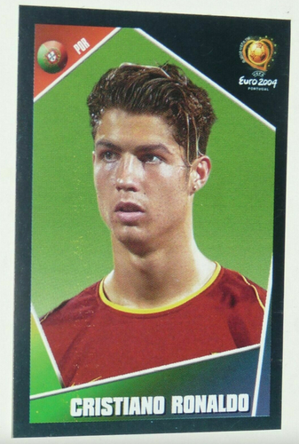 2004 Panini UEFA Album Stickers Cristiano Ronaldo #23 MINT ROOKIE | eBay