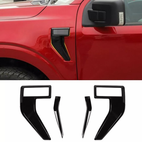 2021-2023 Ford F150 F-150 Black Fender Side Air Vent Cover Trim | eBay