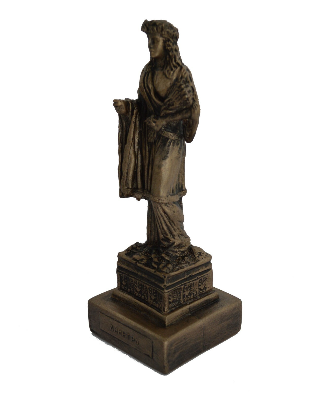 Ancient Greek Goddess Demeter sculpture statue Bronze effect | eBay