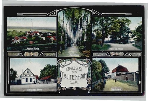 40636222 Tautenhain Tautenhain Gasthaus zur Kanone Foersterei ...