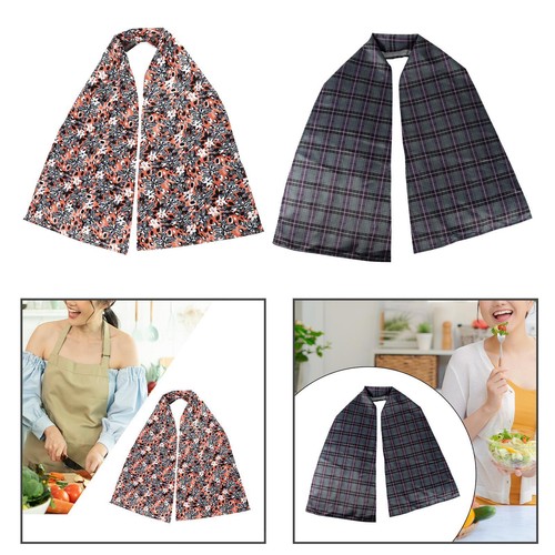 Adult Bib Scarf Clothing Protector for Disabled Senior Daily Eating Aid ...