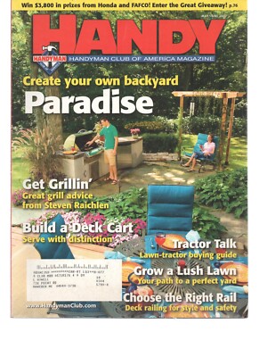 Handy Magazine May/June 2007 Create Your Own Backyard Paradise Get ...