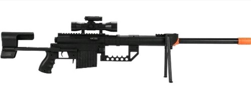 UKARMS DARK OPS P1200 M200 Airsoft Sniper Rifle FPS 330 - Tactical ...