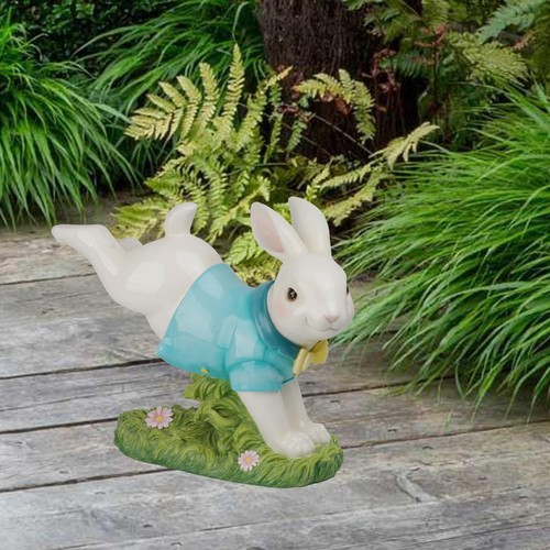 Braxio Outdoor Decor Garden Sculptures Statues - Resin Large Leaping ...