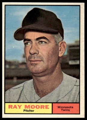 1961 Topps Ray Moore #289 Minnesota Twins - Free Shipping | eBay