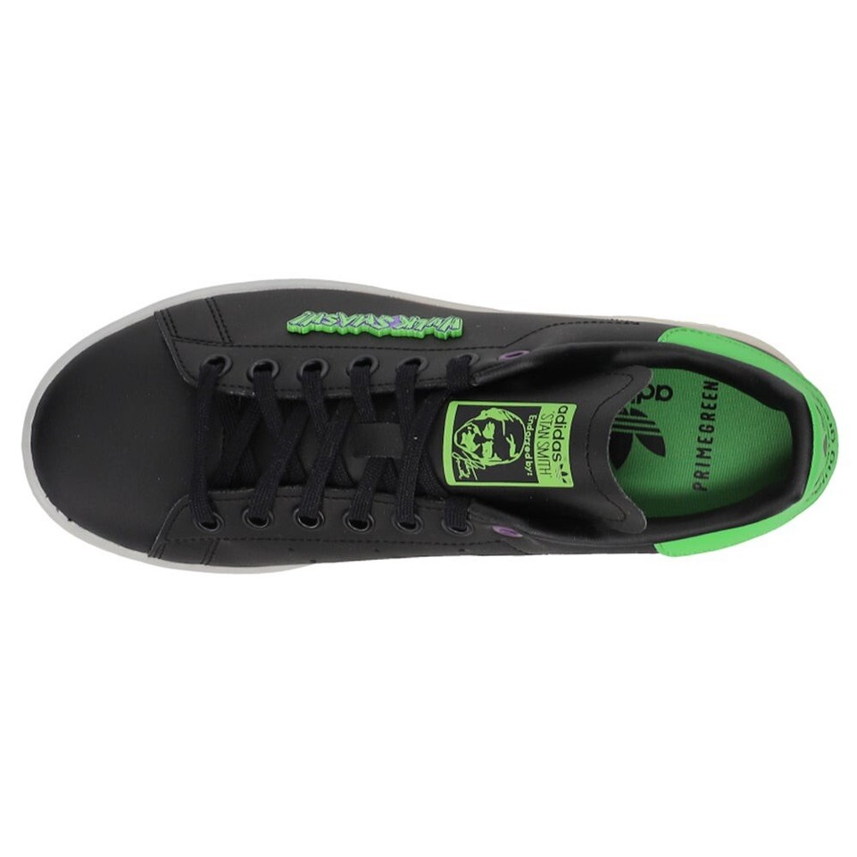 Adidas X Marvel Stan Smith Jr Hulk Boys Athletic Sneaker School Black ...