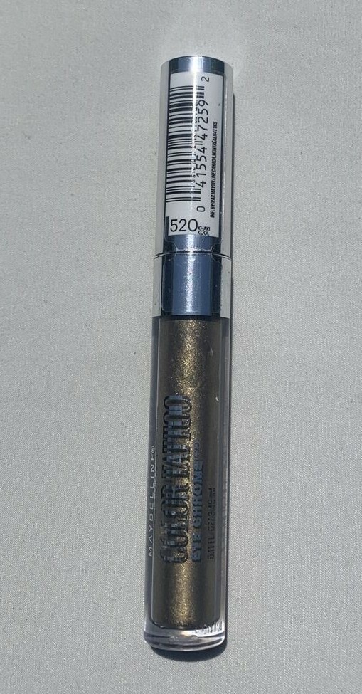 Maybelline Color Tattoo Eye Chrome Metallic Eyeshadow #520 Khaki Kool ...