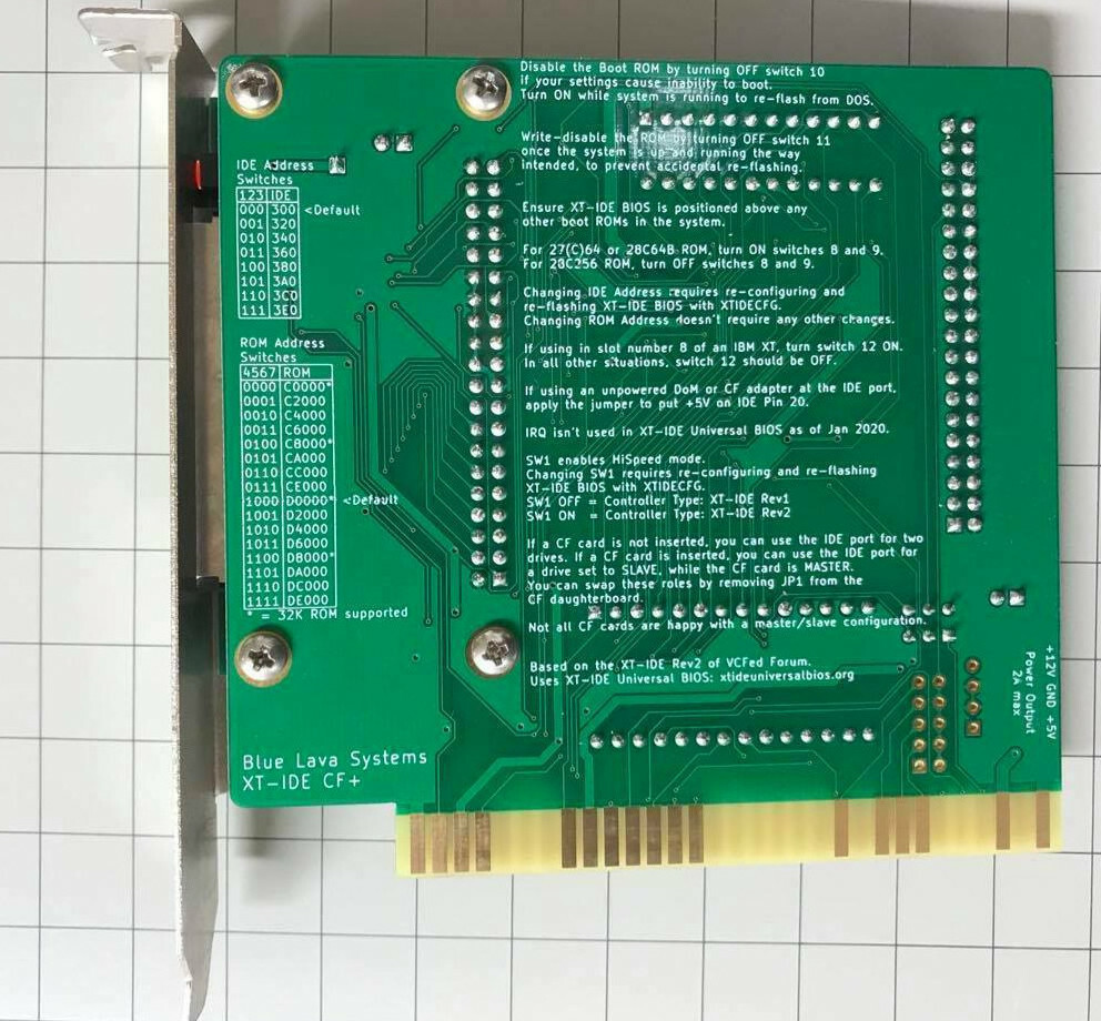 XT-IDE Deluxe - Bootable ISA CF+IDE | Grelly België