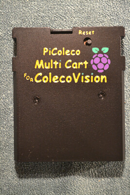 ColecoVision PiColeco Multi Cart-Black/Gold Lettering w/Illuminated ...