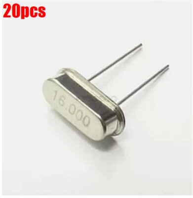 20Pcs 16Mhz Crystal Oscillator HC-49S DIP 16MHZ/16.000 Mhz fa | eBay