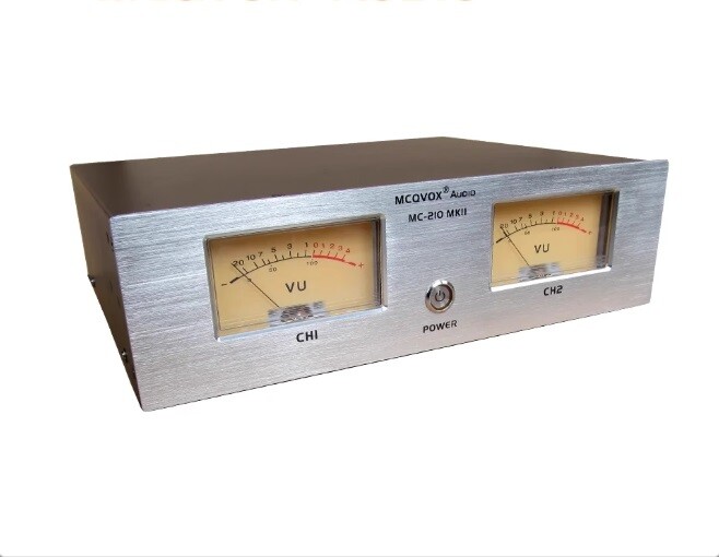 Dual Analog VU Meter Audio DB Panel Display Retro Sound Level Meter ...
