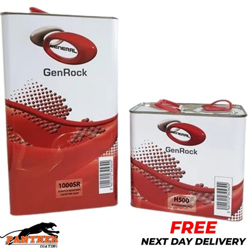General Genrock 1000SR 2K Clear Lacquer With H500 - Fast Speed Hardener ...