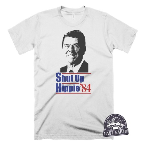 Shut Up Hippie T-Shirt Funny President Tshirt Mens Shirts, Raglan ...