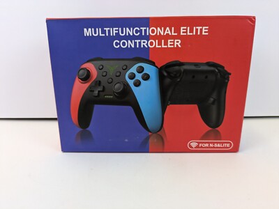 MultiFunctional Elite Nintendo Switch Pro Controller Red/Blue | eBay