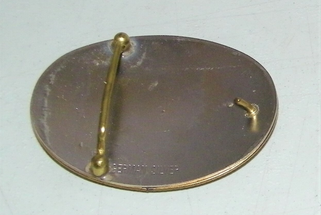 Vintage Cowboy Horse Rodeo Calf Roping German Silver … - Gem