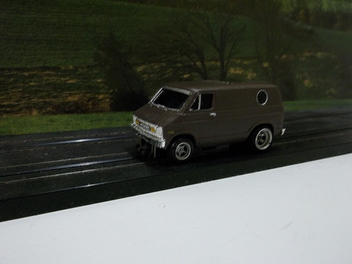 AFX Dodge Van painted dark Brown BODY ONLY | eBay