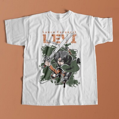 Attack on Titan Season 4 Levi Ackerman Shirt - AOT Fan Merchandise | eBay