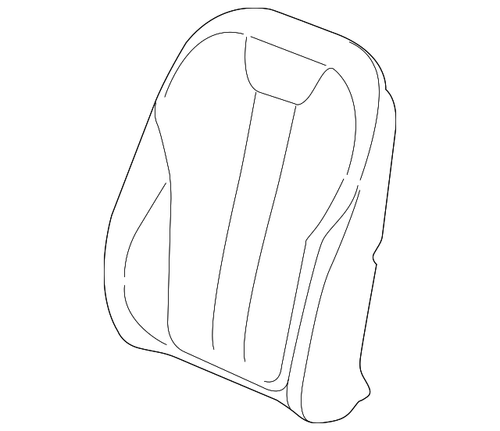 Genuine BMW Seat Back Cover 52-10-7-411-465 | eBay