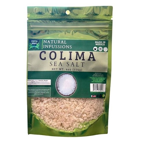 Premium Gourmet Bulk Colima Sea Salt Unrefined 4oz | 100% Natural Sea ...