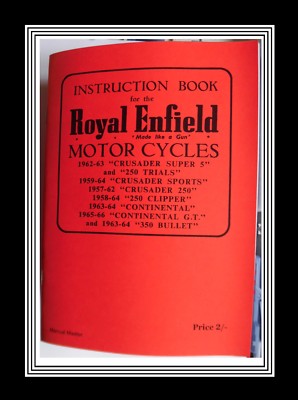 1957-1966 Royal Enfield 250cc & 350cc models instruction booklet | eBay UK
