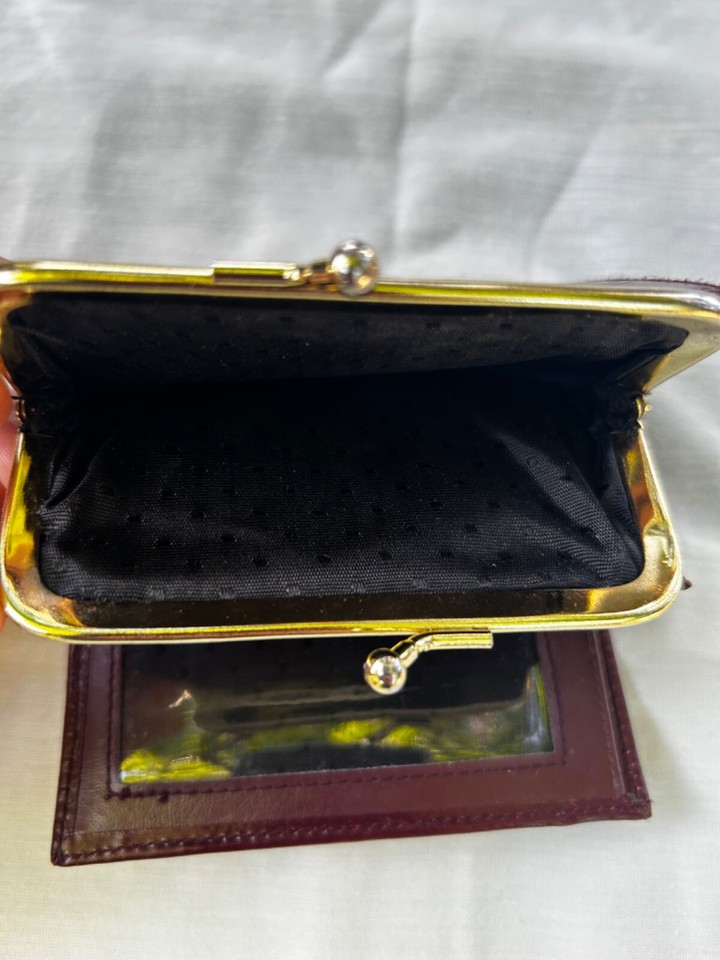 Vintage Vtg Prince Gardner Leather Wallet Coin Change Purse Wallet Kiss ...