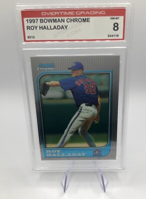 Roy Halladay RC 1997 Bowman Chrome Rookie Card #212 HOF Overtime ...