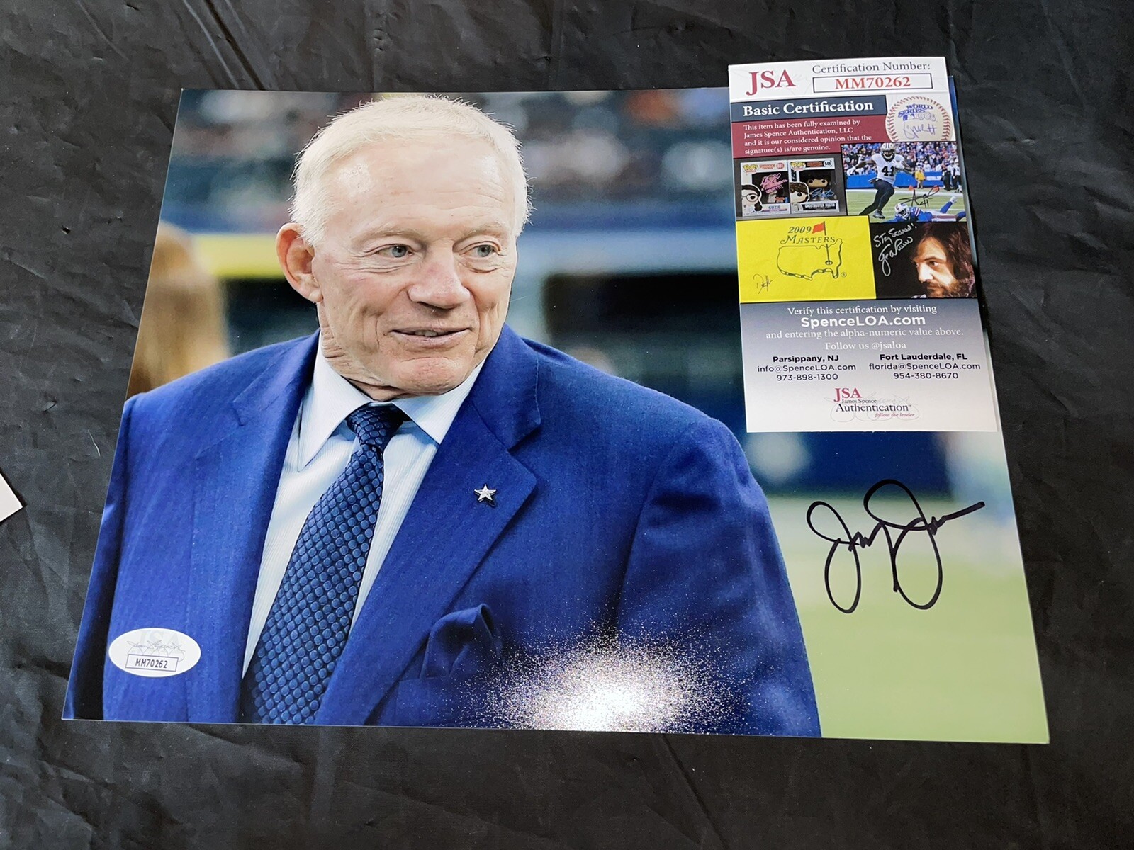 Jerry Jones Autographed Memorabilia | Signed Photo, Jersey ...