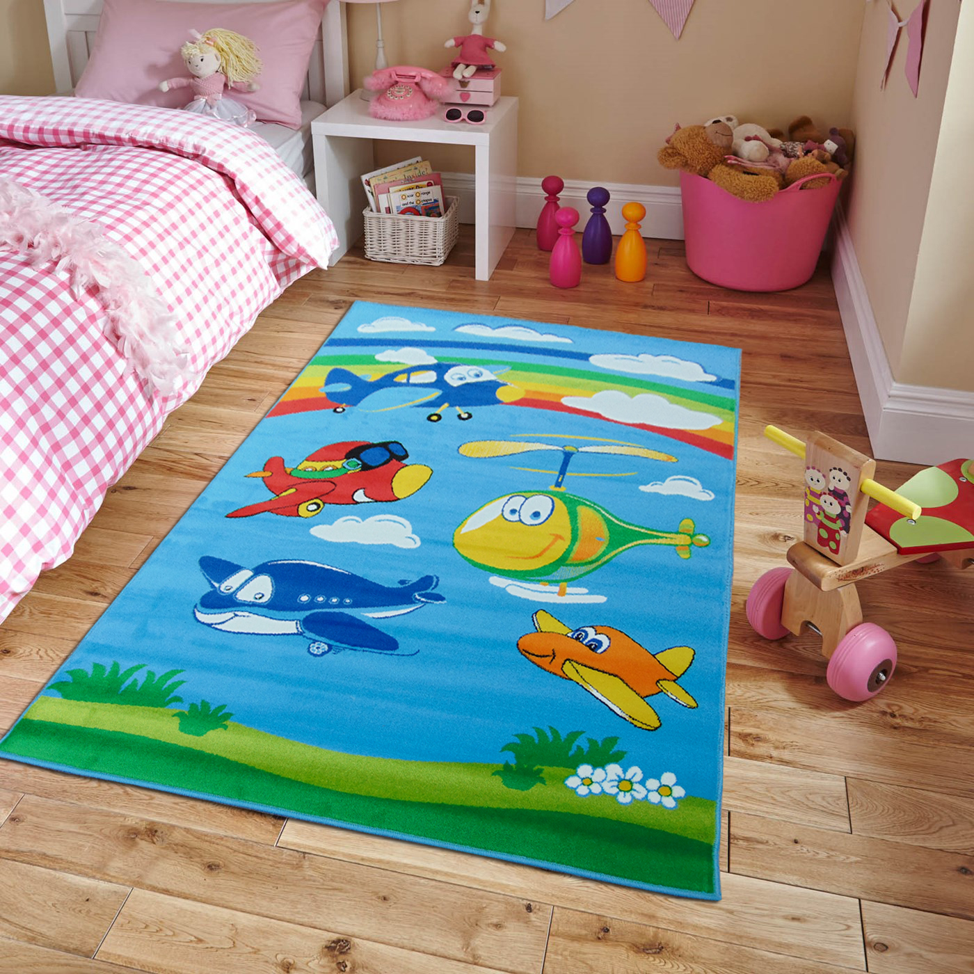 Kids Area Rug Kids Rugs 5x7 Playroom Rugs Classroom Rug Educational Rug ...