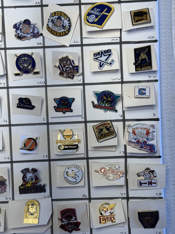UHL / USHL, WPHL Minor League Ice Hockey Pins; U Pick! Volume Discount ...