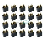 50PCS 6P 2x3 Pin 2.54mm Double Row Female Straight Header Pitch Socket ...